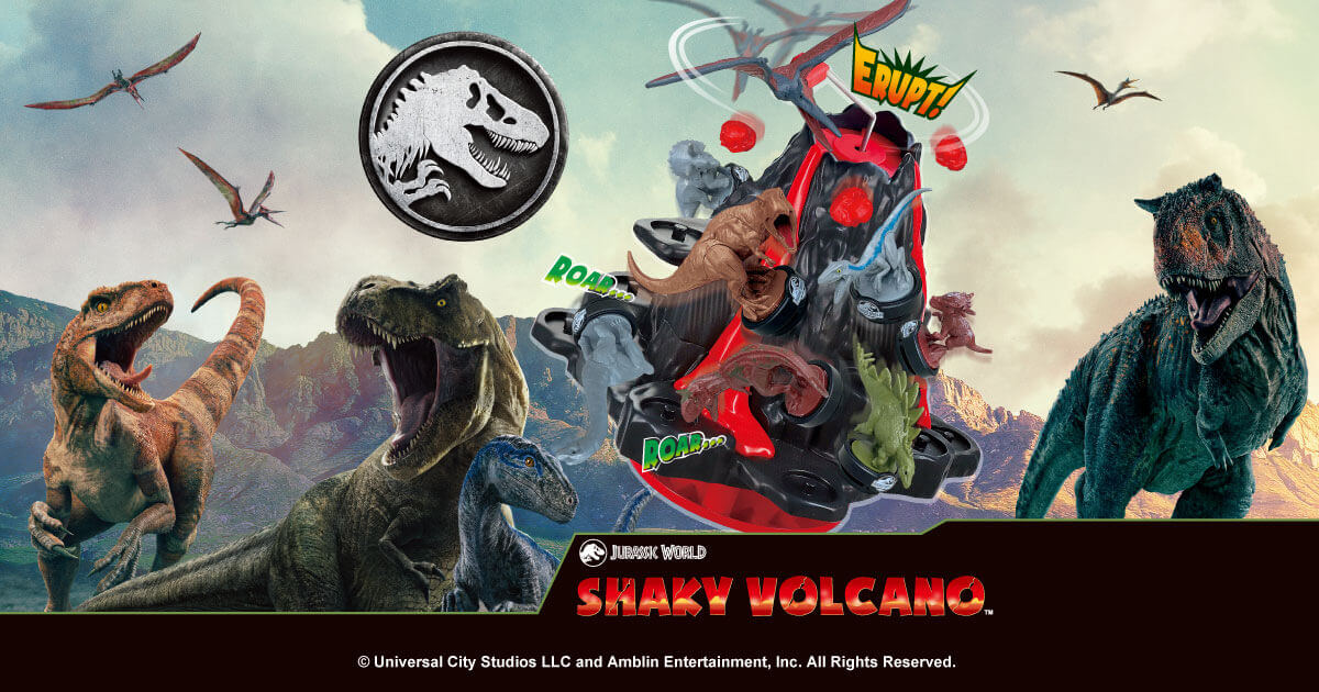 Jurassic World Shaky Volcano™|EPOCH games Jurassic World Shaky Volcano™|EPOCH games